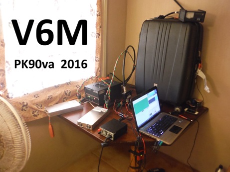 W7GJ 2016 6m EME DXpedition to T8 Palau and V6 Micronesia